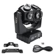 180W Moving Head 18 LED Rotating Beam DMX Stage Light RGBW DJ Disco ...