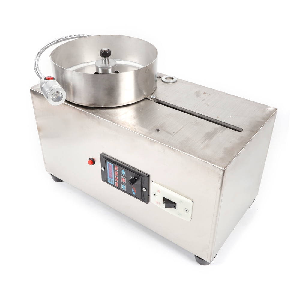 180W Rock Polisher with Adjustable Speed 0-3000RPM, AC 110V, LED Light ...