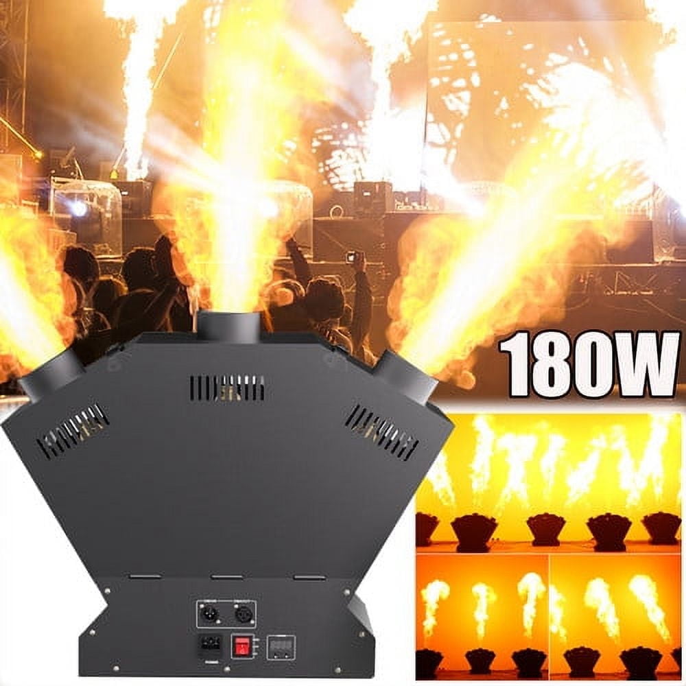 180W Three-headed Flame Thrower Stage Flame Thrower DMX512 / Manual ...