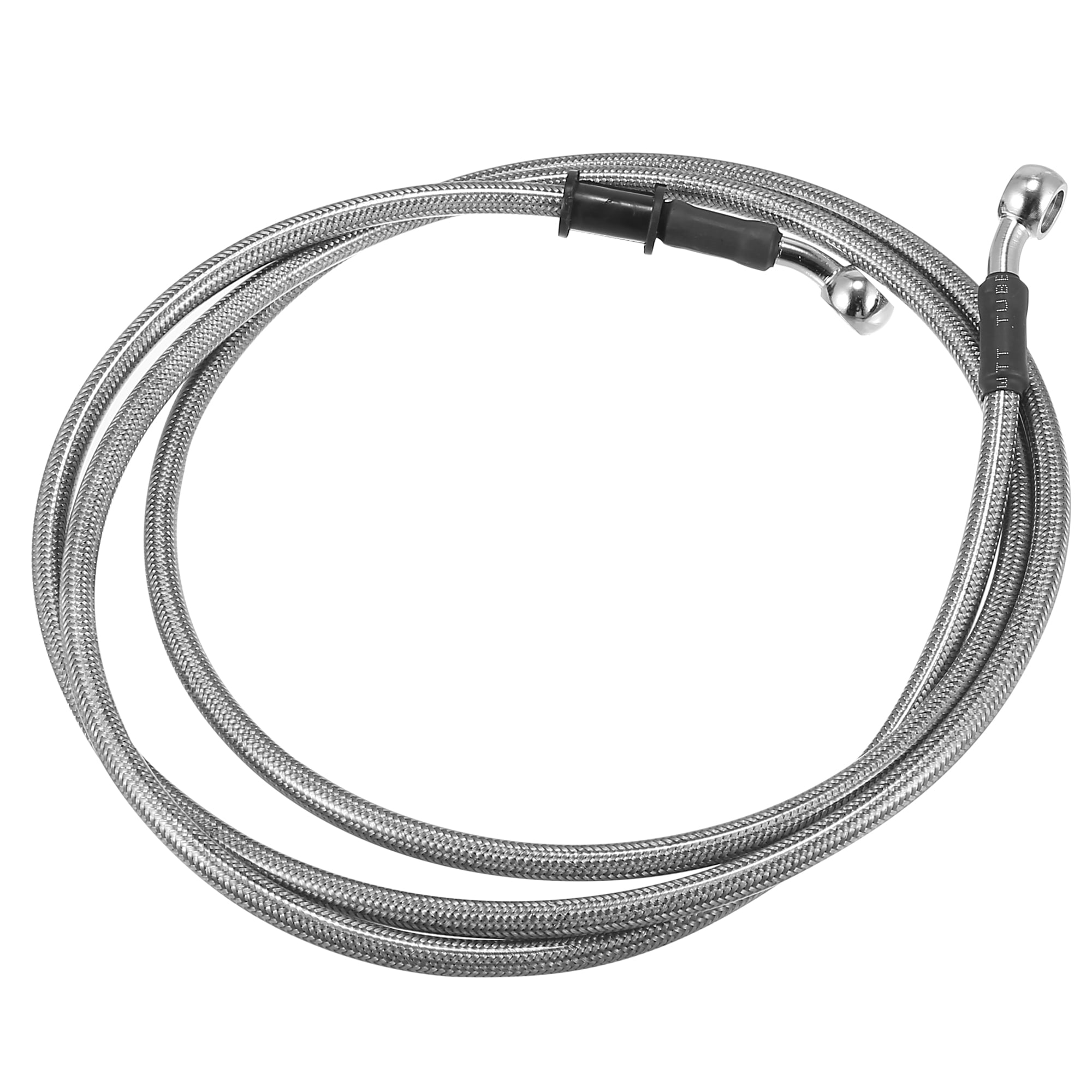 180cm 70.87" 10mm Motorcycle Braided Brake Clutch Oil Hoses Line Pipe ...