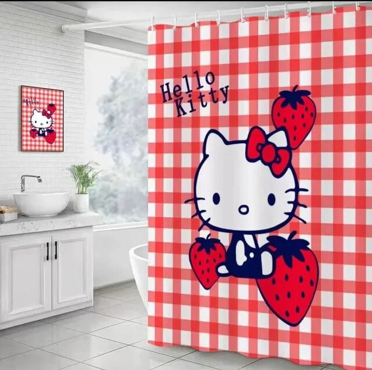 180cm Kawaii Sanrioed Hellokitty Melody Kitty Anime Cartoon Shower