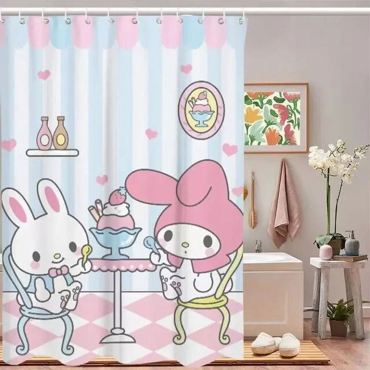 180cm Kawaii Sanrioed Hellokitty Melody Kitty Anime Cartoon Shower