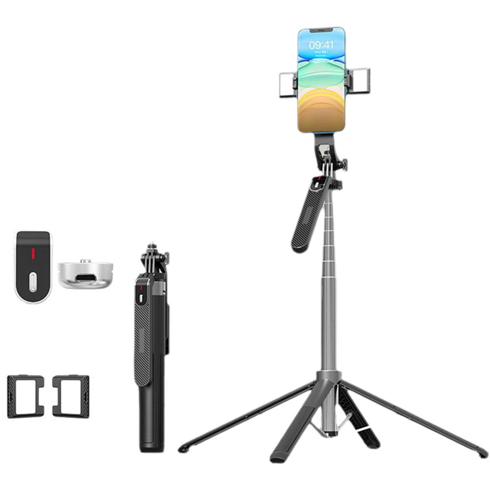 180cm Wirel Selfie Sti Braets with one Holder Tripod for Smartone Z6 Y0T7 - Walmart.com