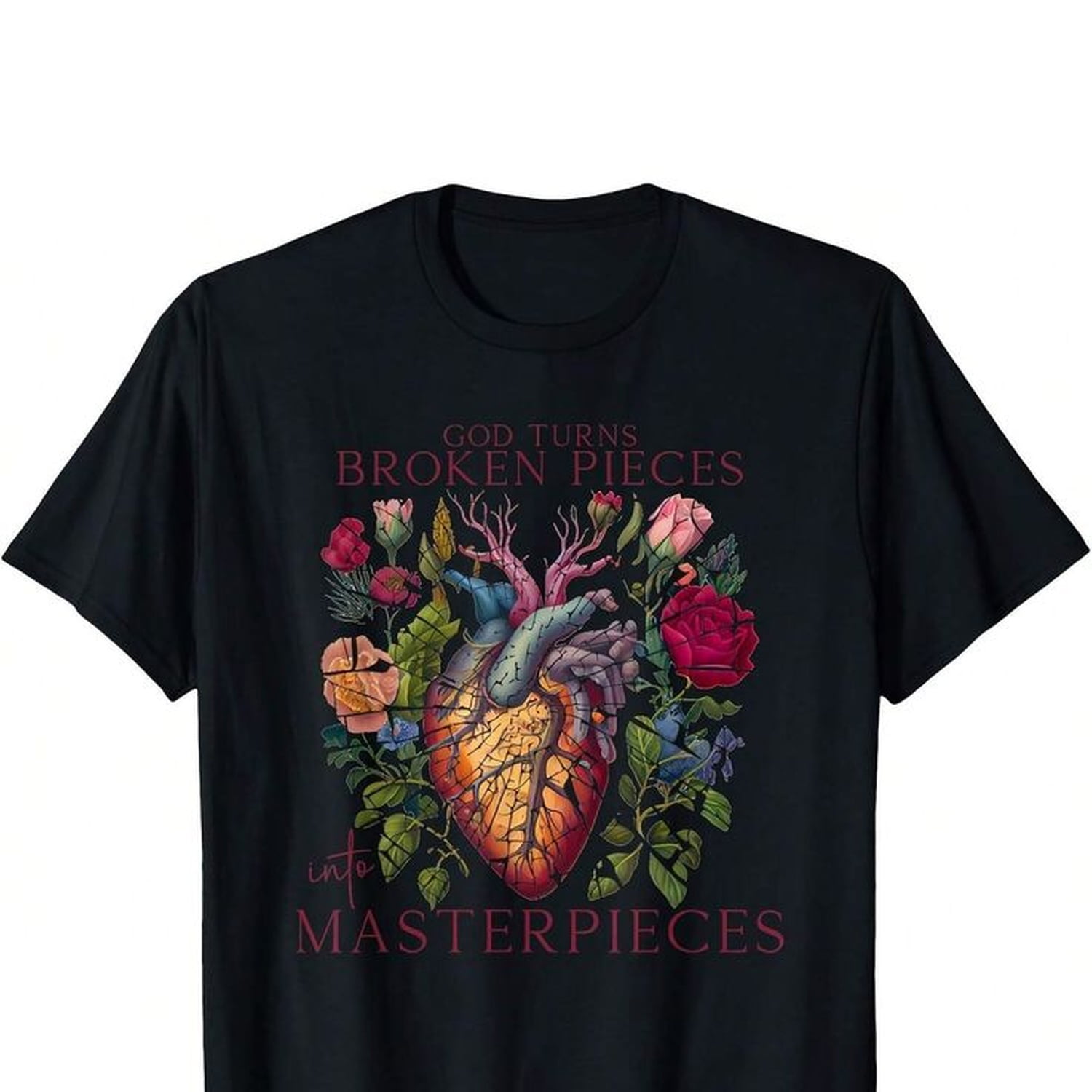 180g Pure Cotton God Turns Broken Pieces Into Masterpieces, CH1Ristian ...