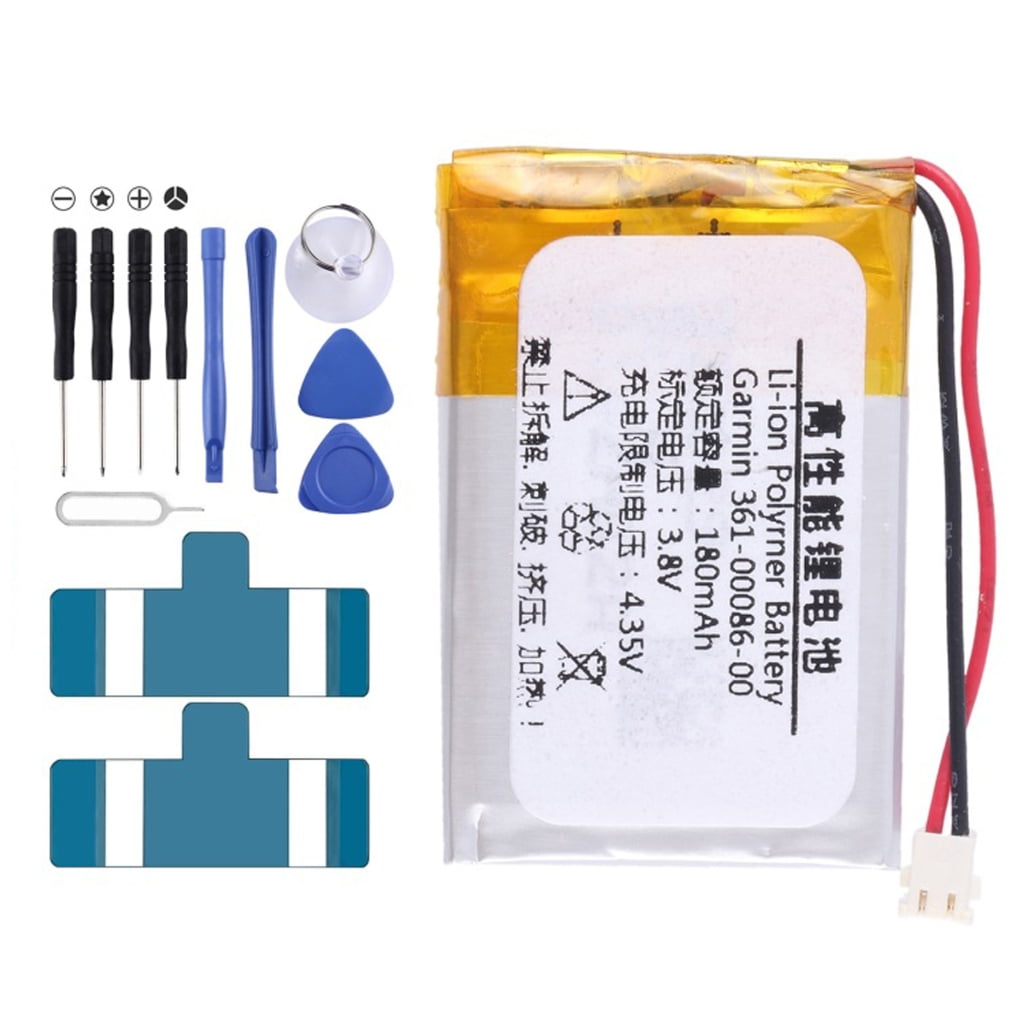 180mAh 361-00086-00 Replacement Battery Easy Installation For 220 225 ...