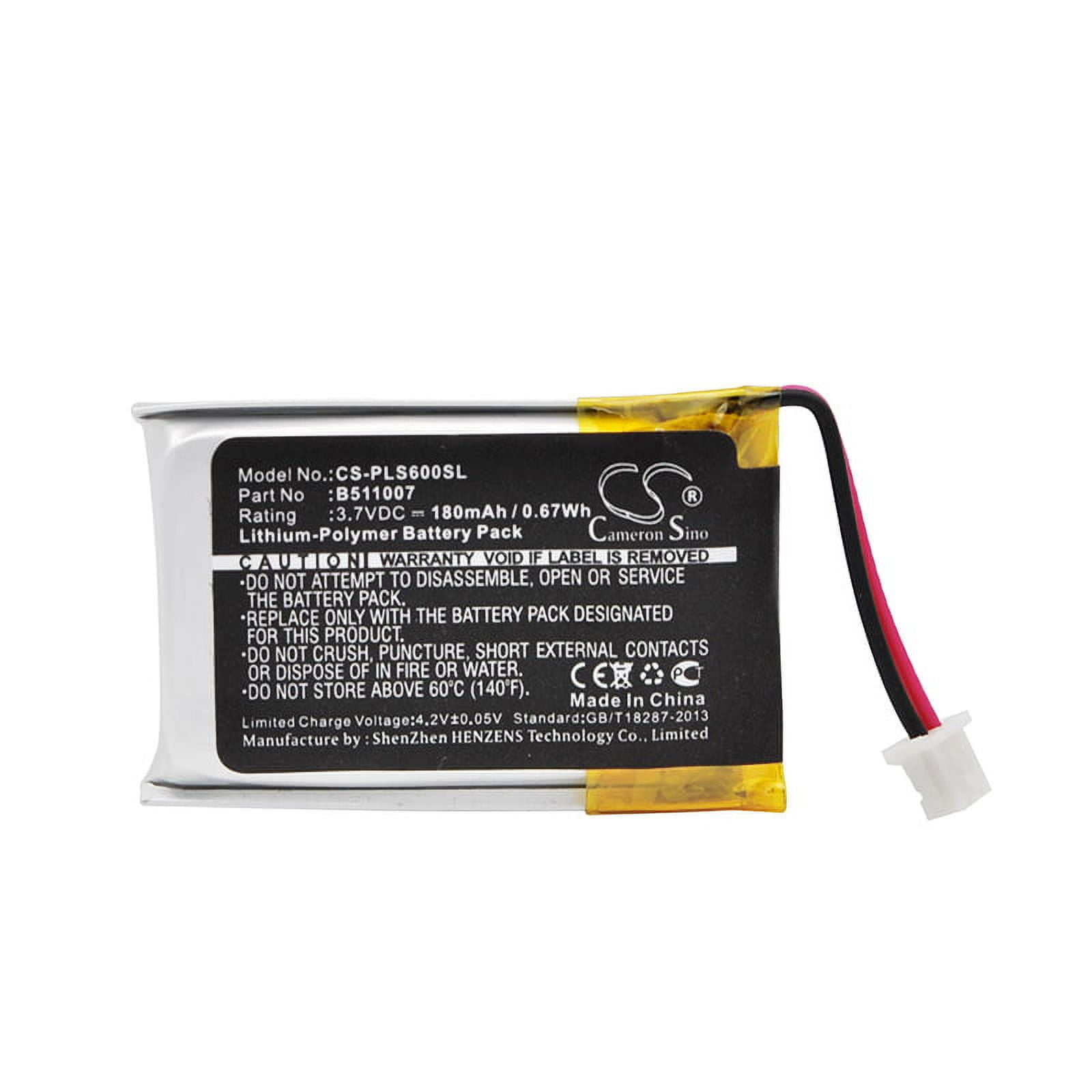 180mAh B511007 6535801 452128 Battery for Plantronics CS60 HL10 ...