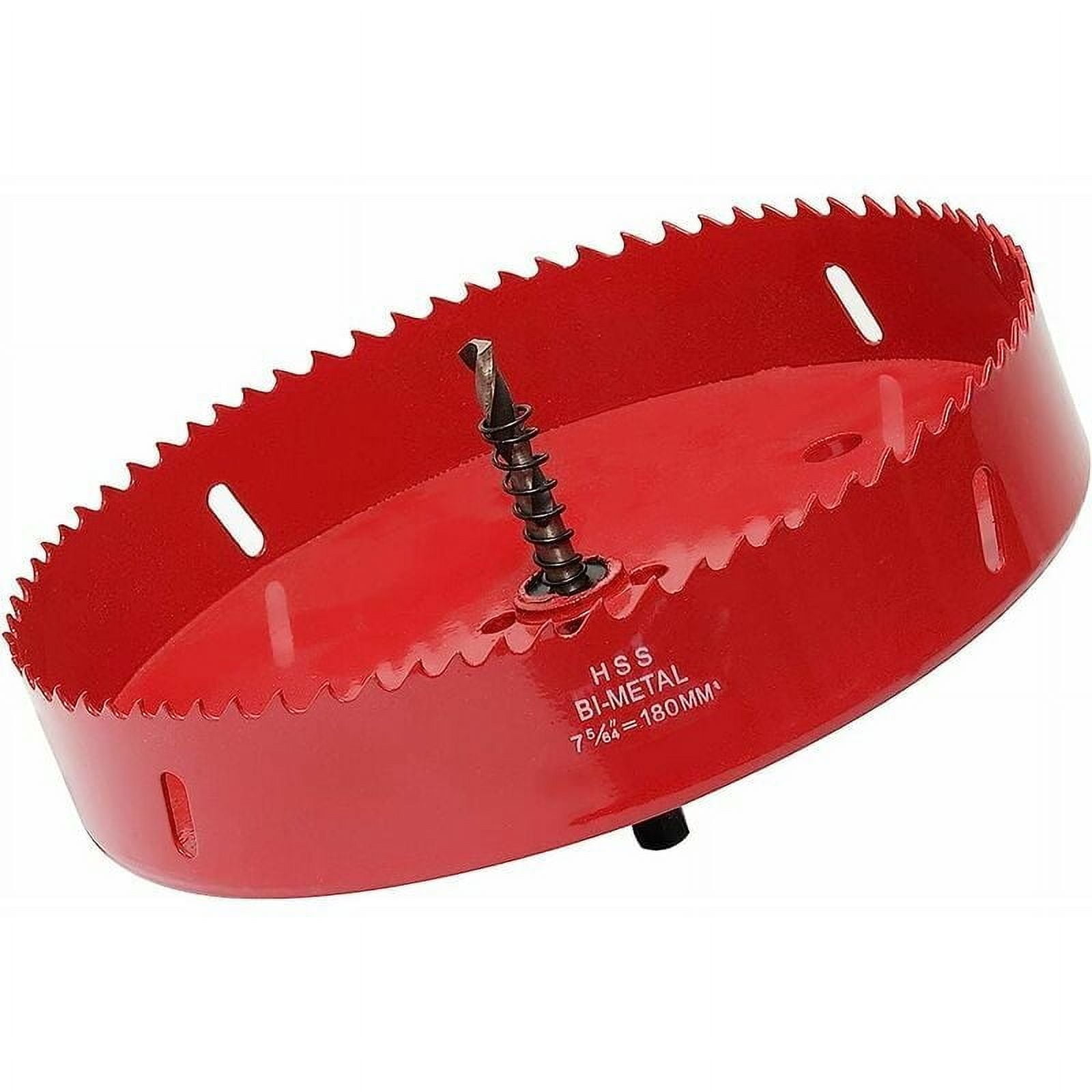 180mm Hole Saw, High-Speed Steel Bi-Metal Construction for Universal ...
