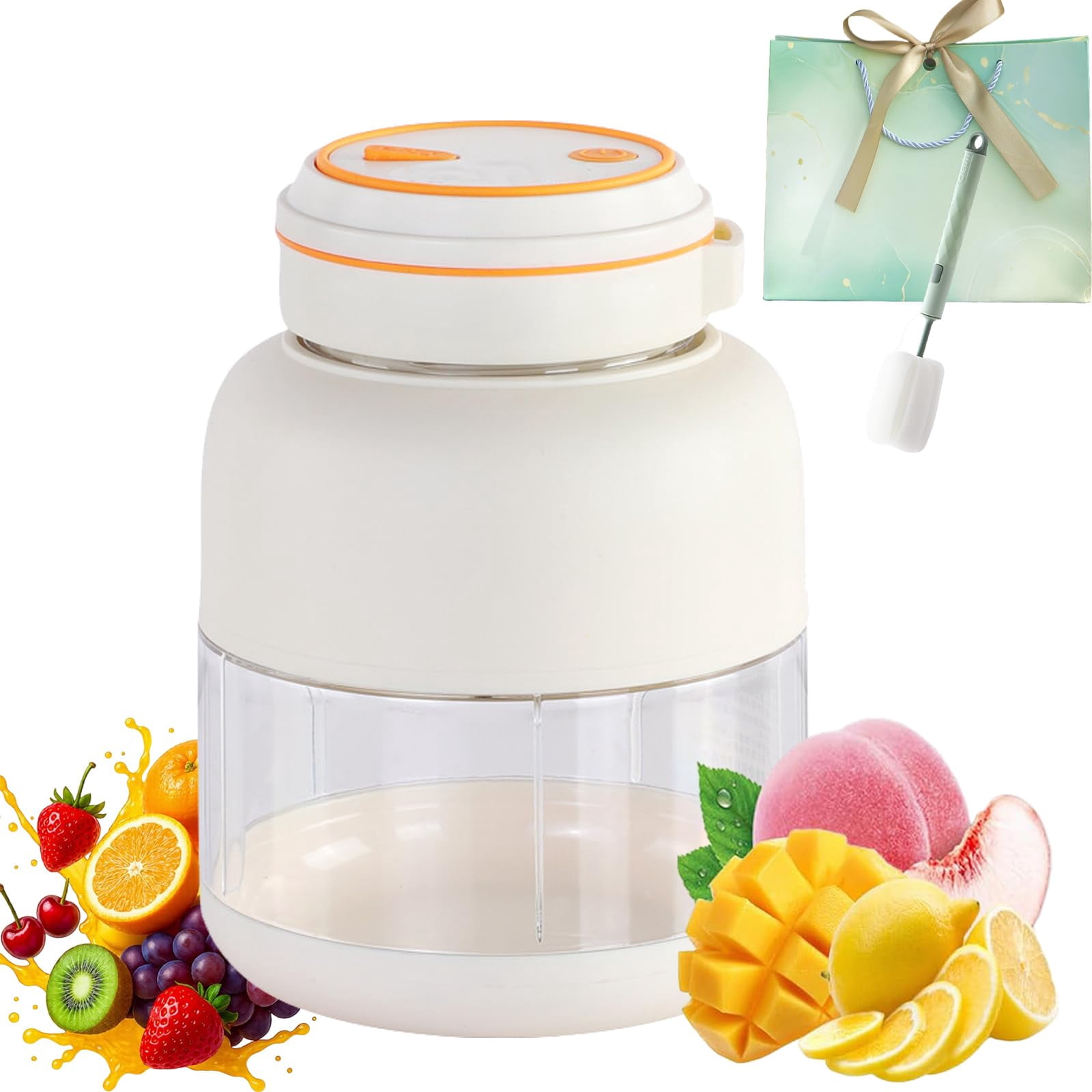 180w Portable Wireless Juicer Cup with 38-Blades, Mini Fast Portable ...
