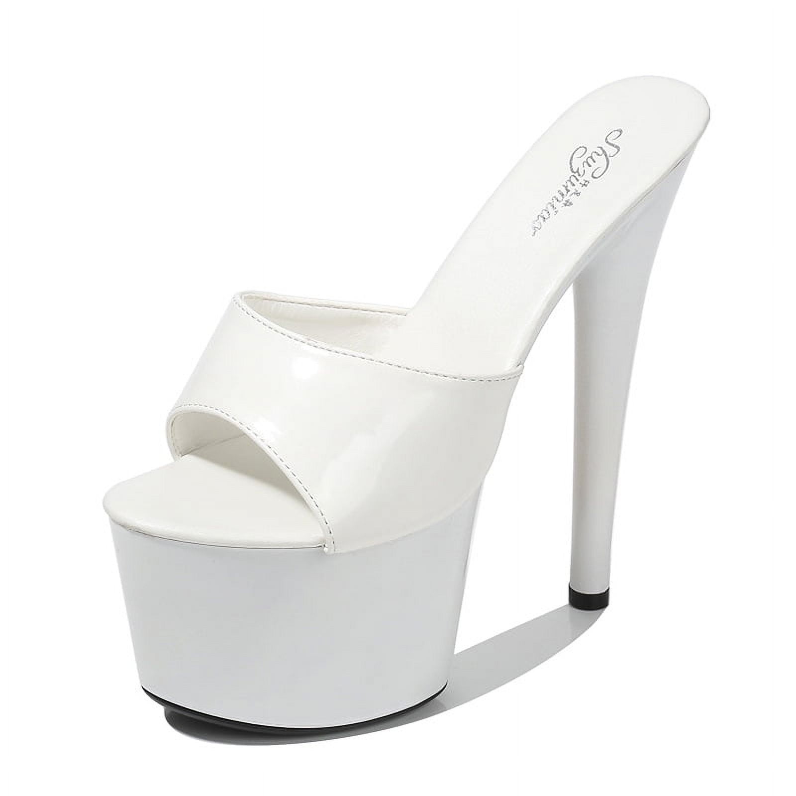 181 Series 16.5cm Heel 7cm Platform 2021 Summer New Leather Fish Toe ...