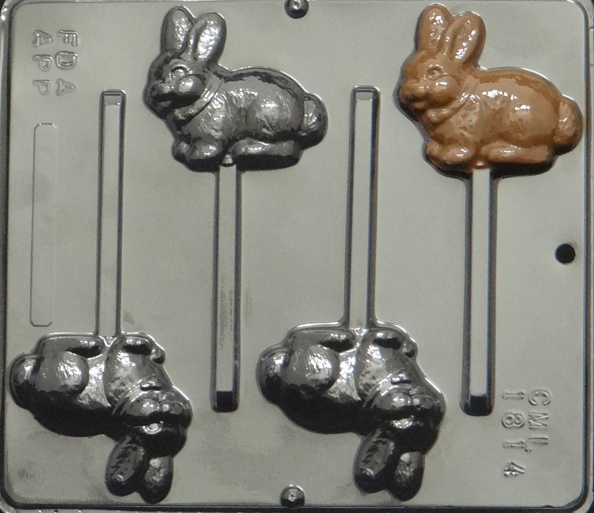 1814 Rabbit Pop Lollipop Chocolate Candy Mold - Walmart.com