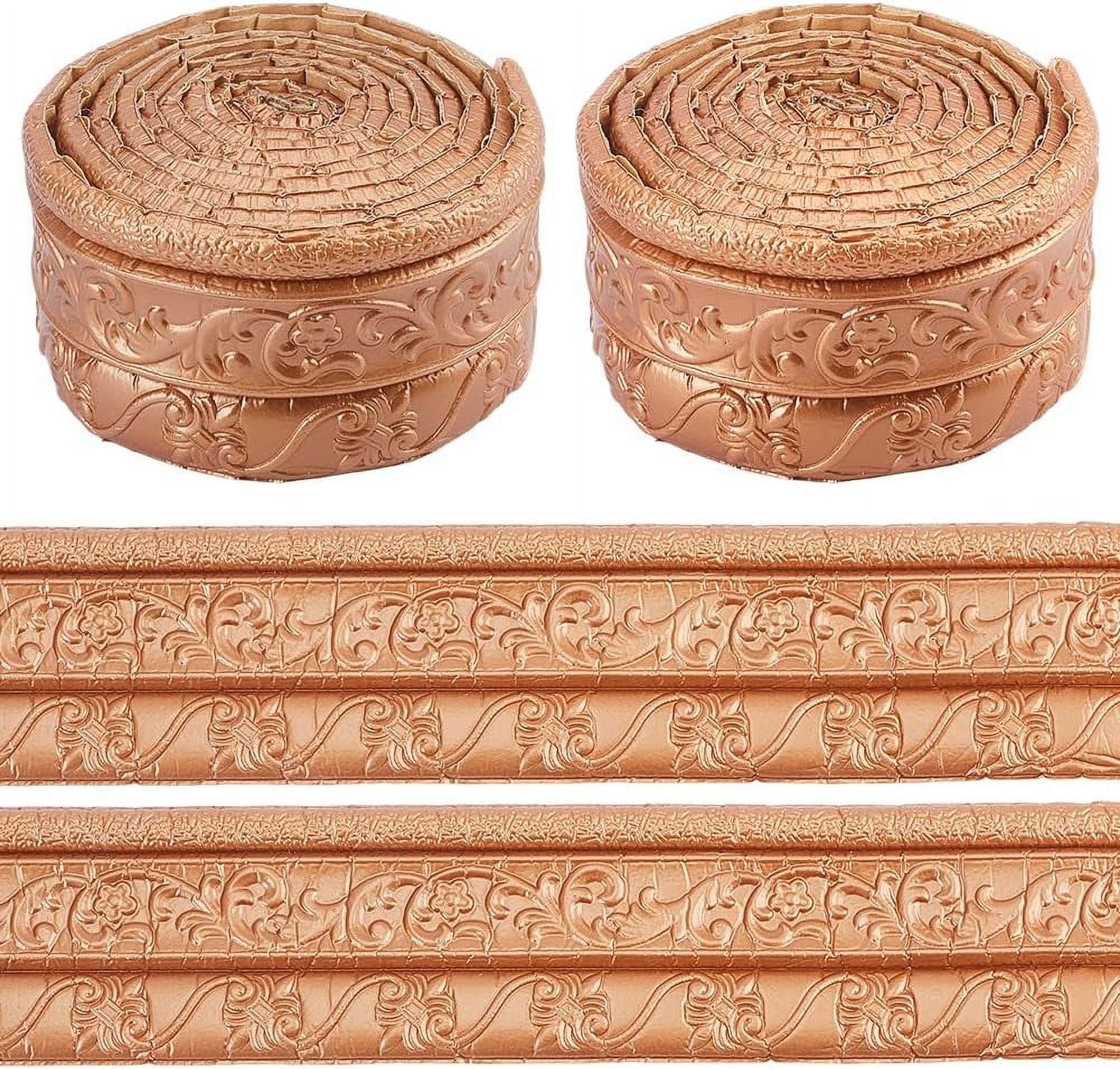 181x3.2 Inch Flexible Baseboard Molding Trim 3D Foam Wall Edging Lines ...