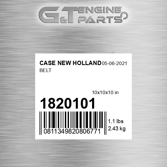 1820101 BELT fits CASE NEW HOLLAND (New OEM) - Walmart.com