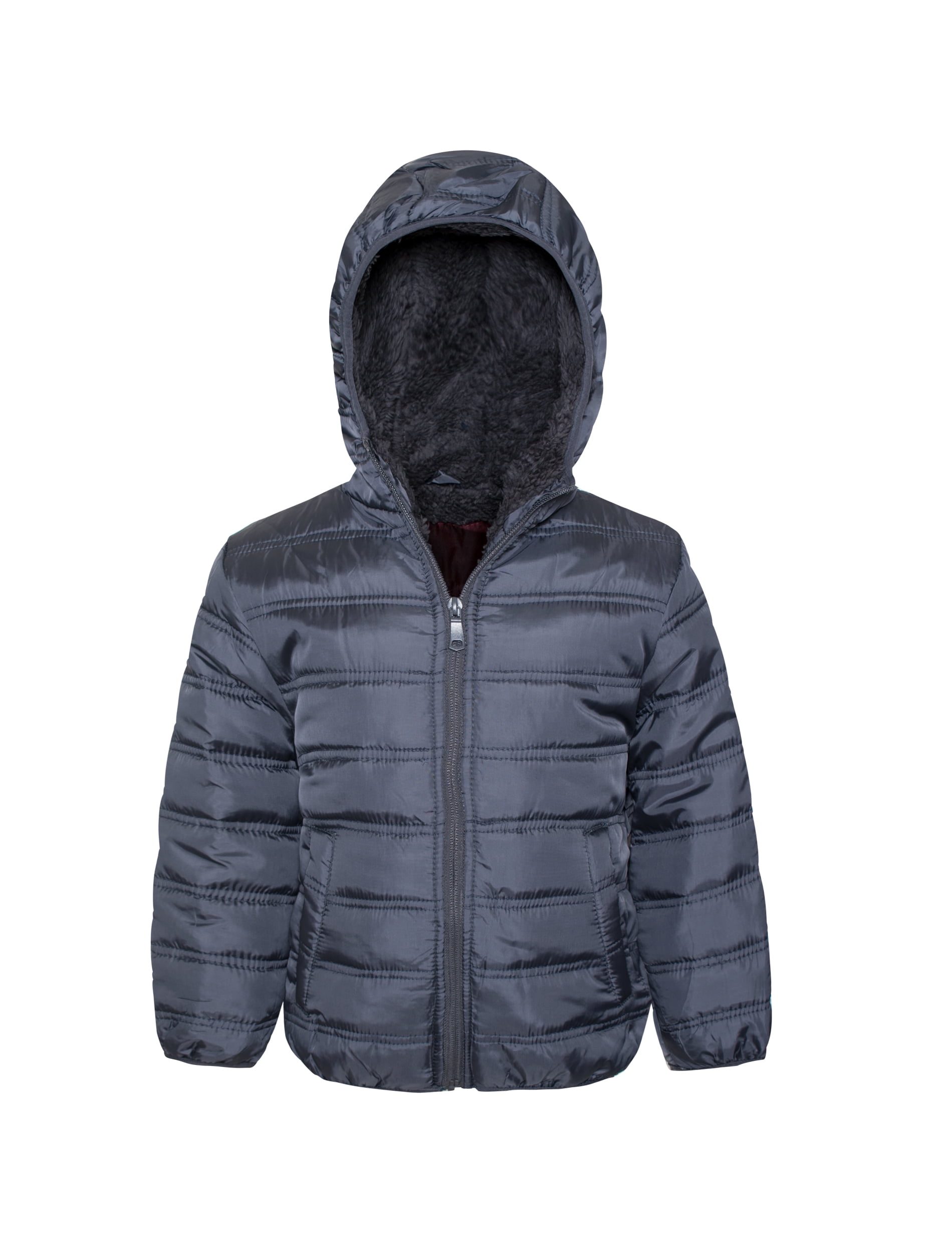 1826 Sports Boy's water resistant quilted jackets with soft and warm ...