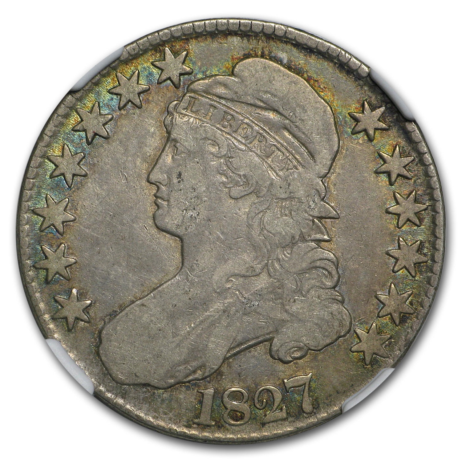 1827 Bust Half Dollar VF (Square Base 2) - Walmart.com
