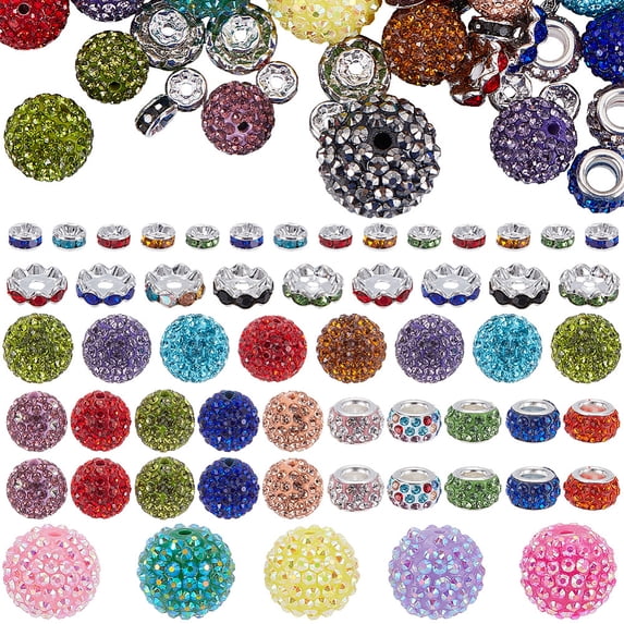 182Pcs DIY Jewelry Making Bead Kits including Polymer Clay & Brass ...