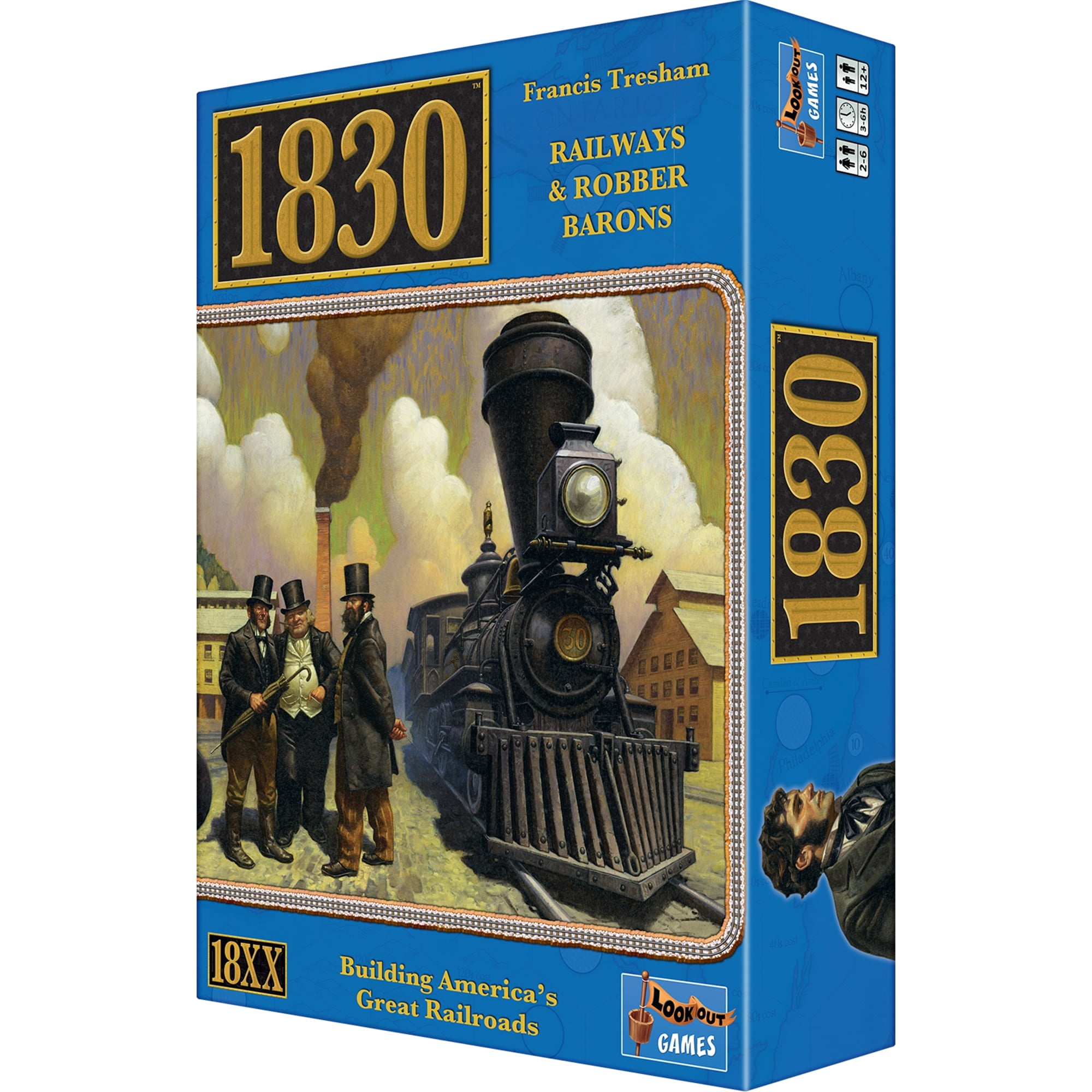 1830 - Railways & Robber Barons Family Strategy Board Game for Ages 12 ...