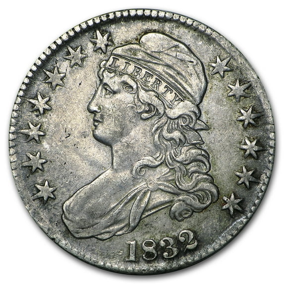 1832 Bust Half Dollar XF (Sm Letters) - Walmart.com