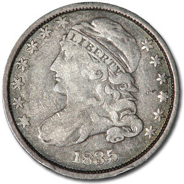 1835 Capped Bust Dime Fine - Walmart.com
