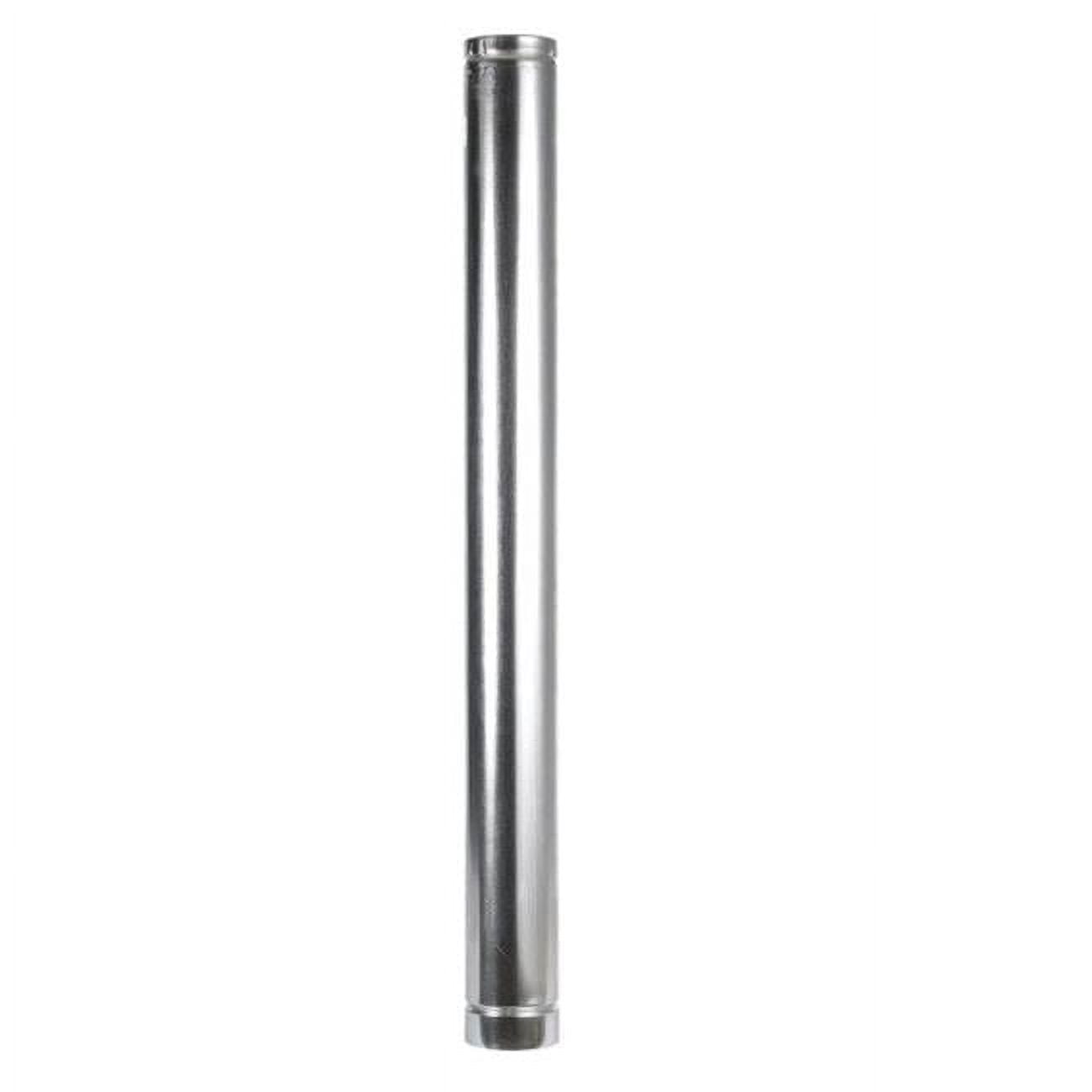 184048 Round Gas Vent Pipe 4 in. x 4 ft. - pack of 2 - Walmart.com