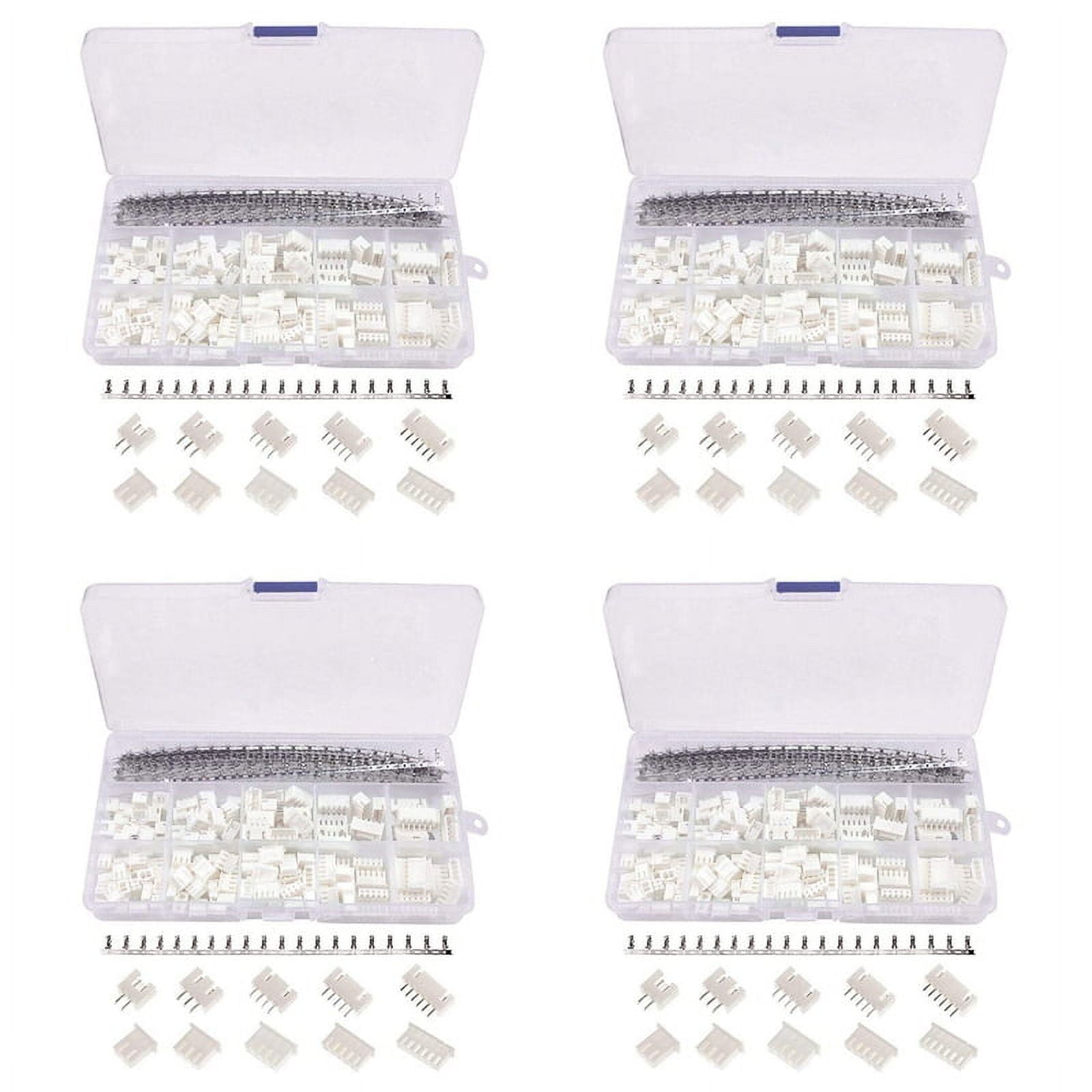 1840Pcs 2.54mm JST-XH Connector Kit with 2.54mm Female Pin Header and 2 ...