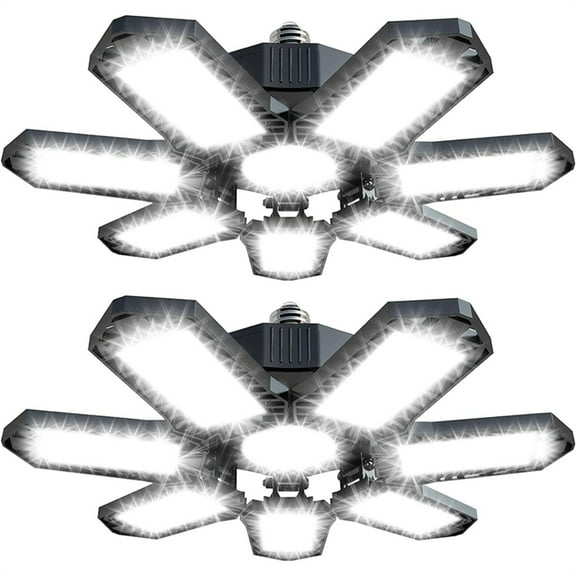 Garage Light 200W, Super Bright 20000LM Garage Lights Ceiling Led with ...