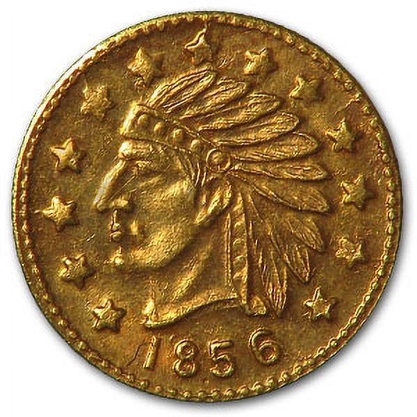 1852 to 1881 Round Indian California Gold Token (Replica) - Walmart.com