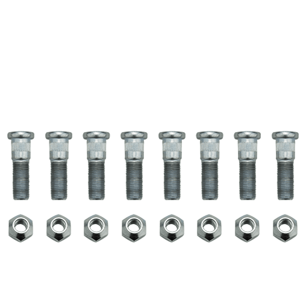 185400M1 Rear Lug Bolt w/ 180004M1 Rear Lug Nut Kit For Massey Ferguson ...