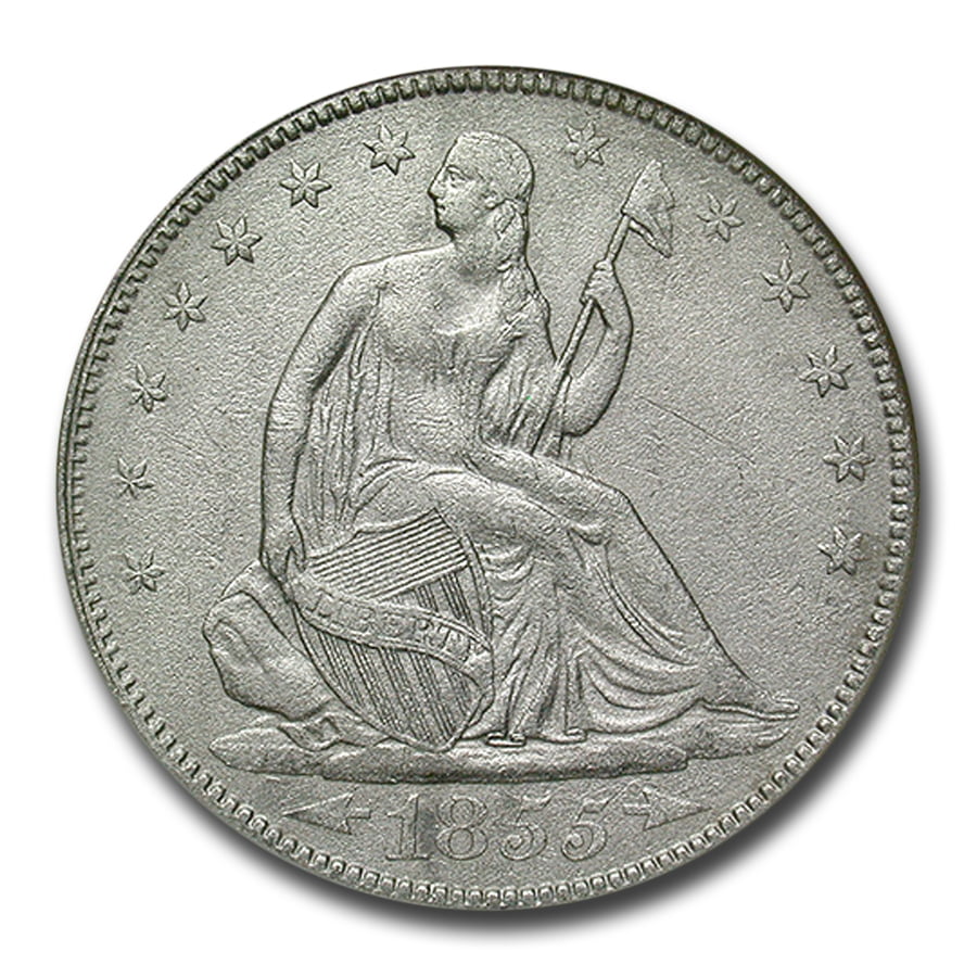 1855 Liberty Seated Half XF NGC Arrows (SS-Republic, Shipwreck) - Walmart.com
