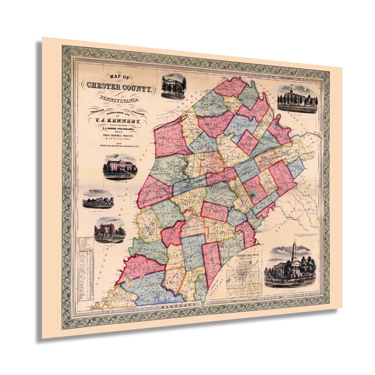 Map Of Chester County Md