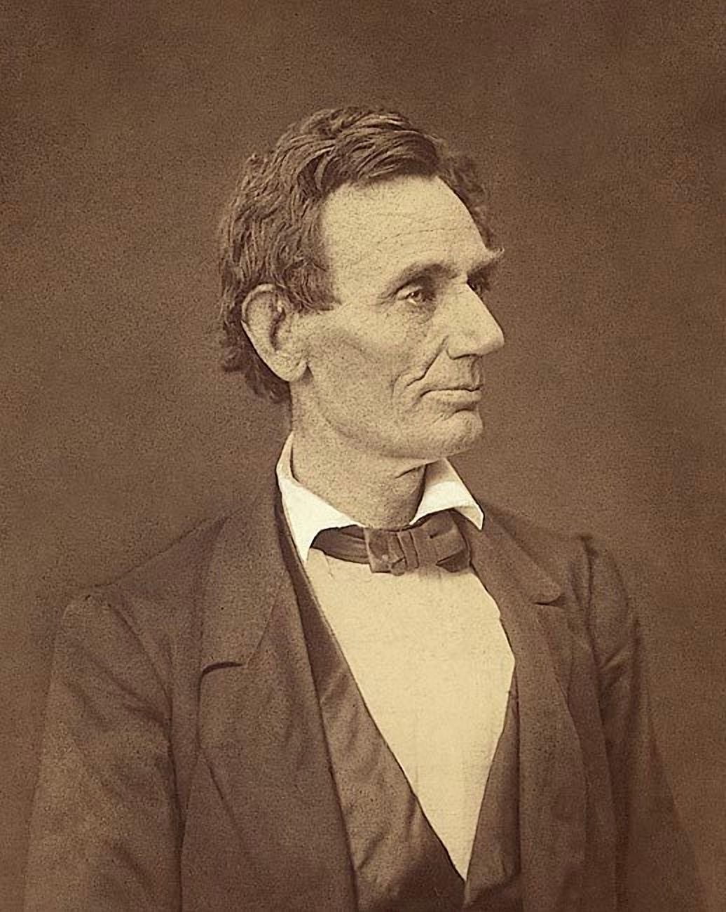 1860 Presidential Candidate Abraham Lincoln - 12x18 Inch Laminated ...