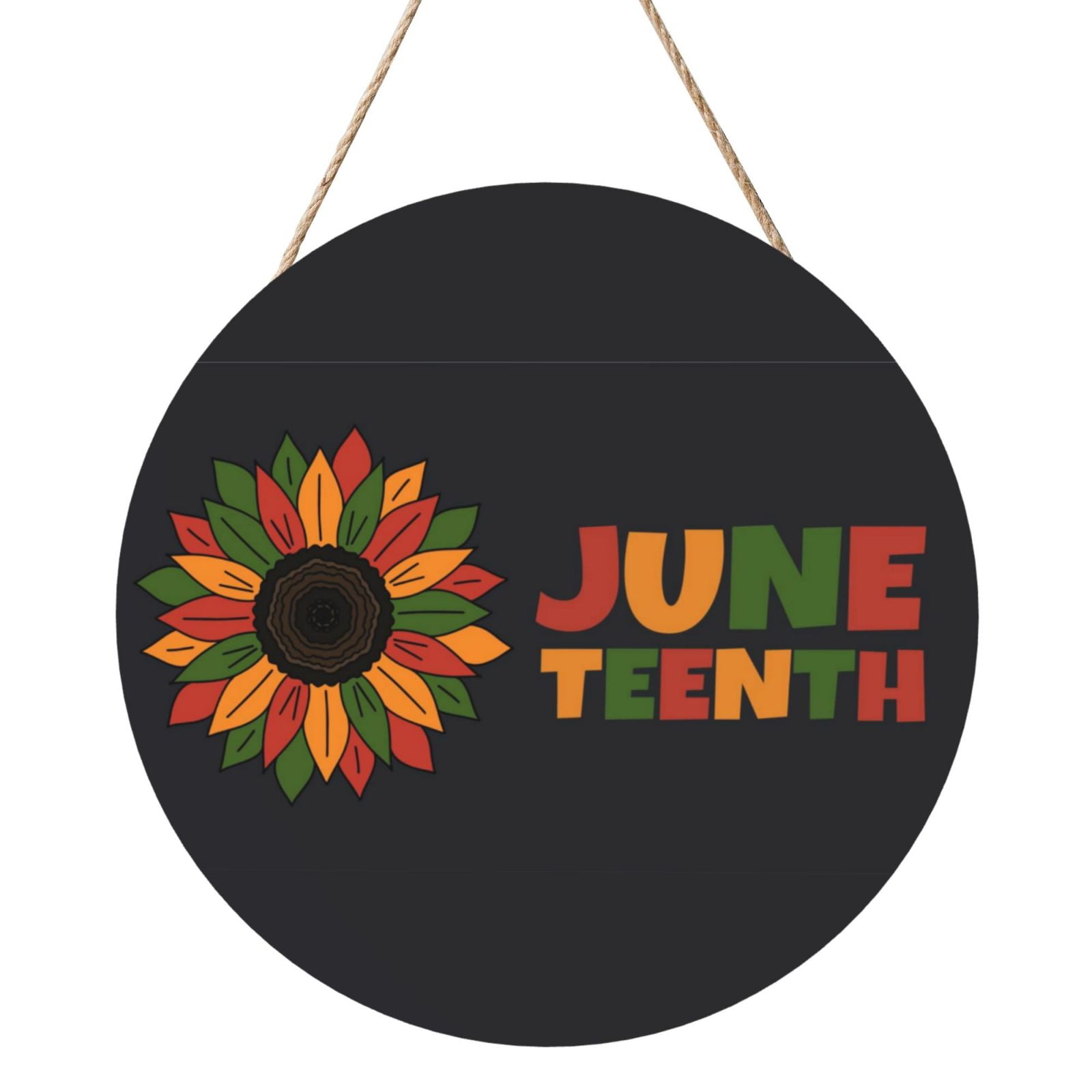 1865 Jun-et-eenth Celebrating Black African American Wooden Hanging ...