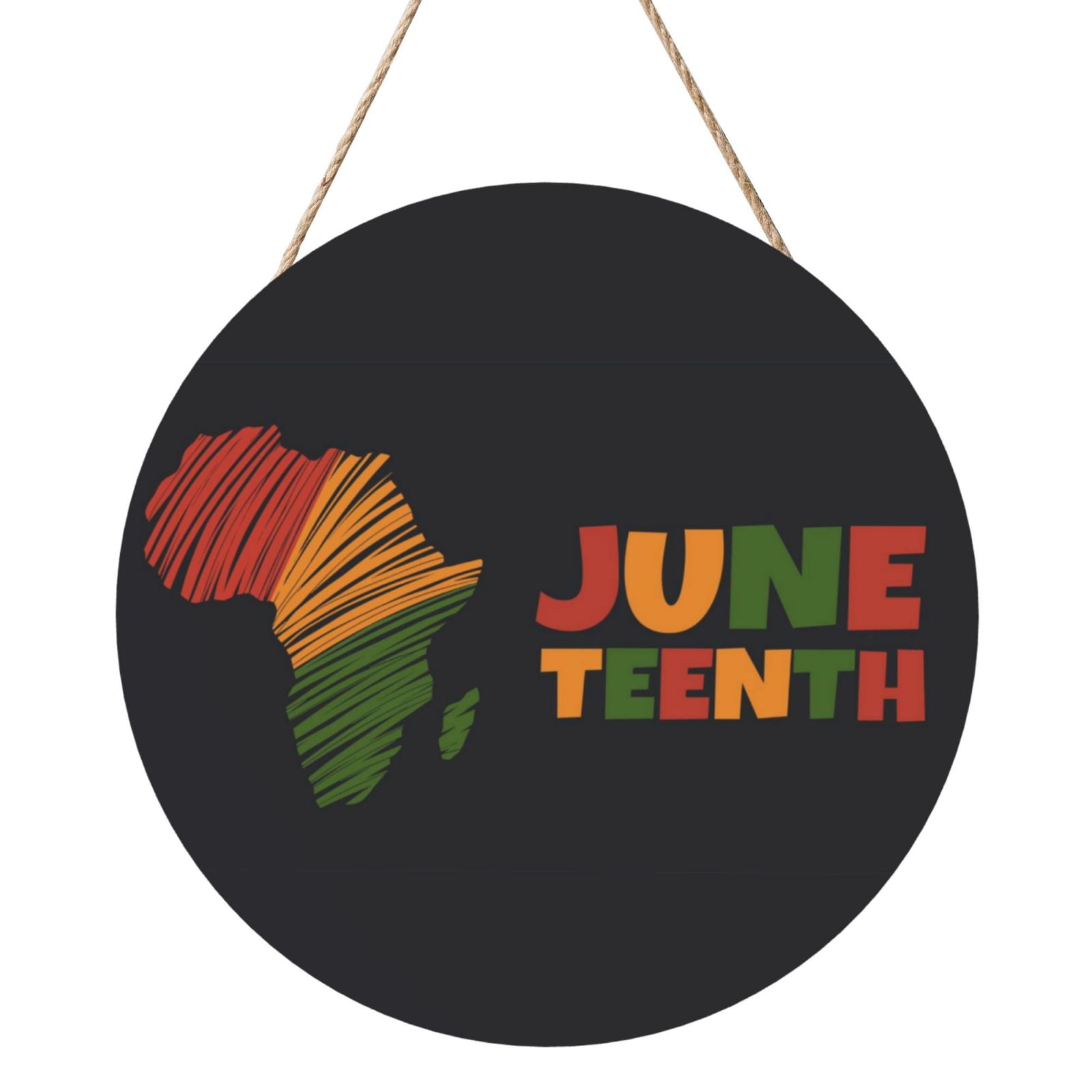 1865 Jun-et-eenth Celebrating Black African American Wooden Hanging ...