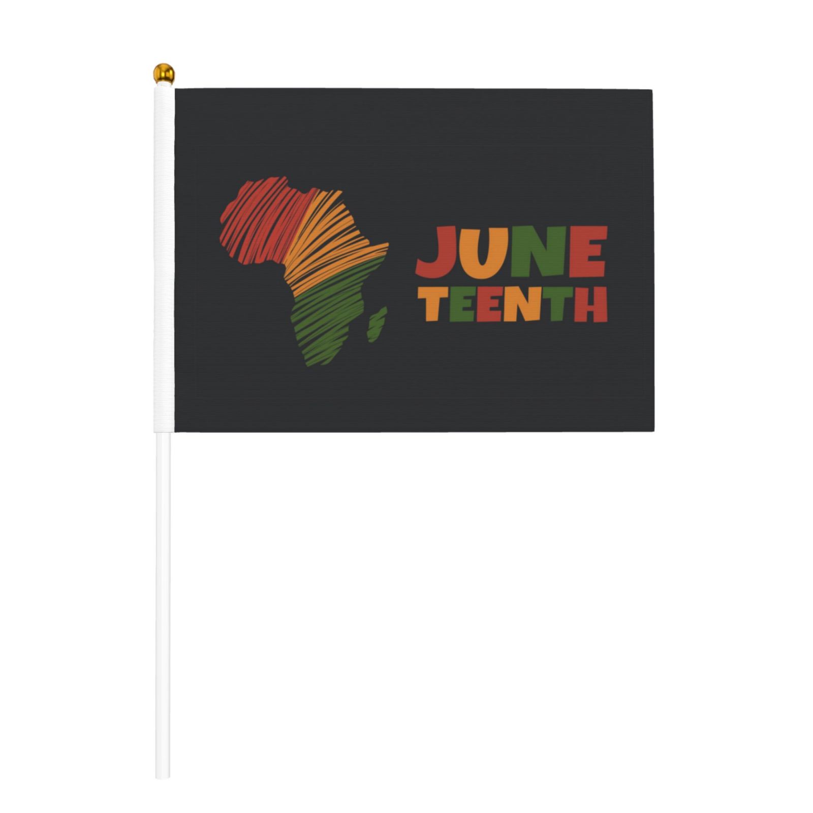 1865 June-teenth Celebrating Black African American Flag Small Mini ...