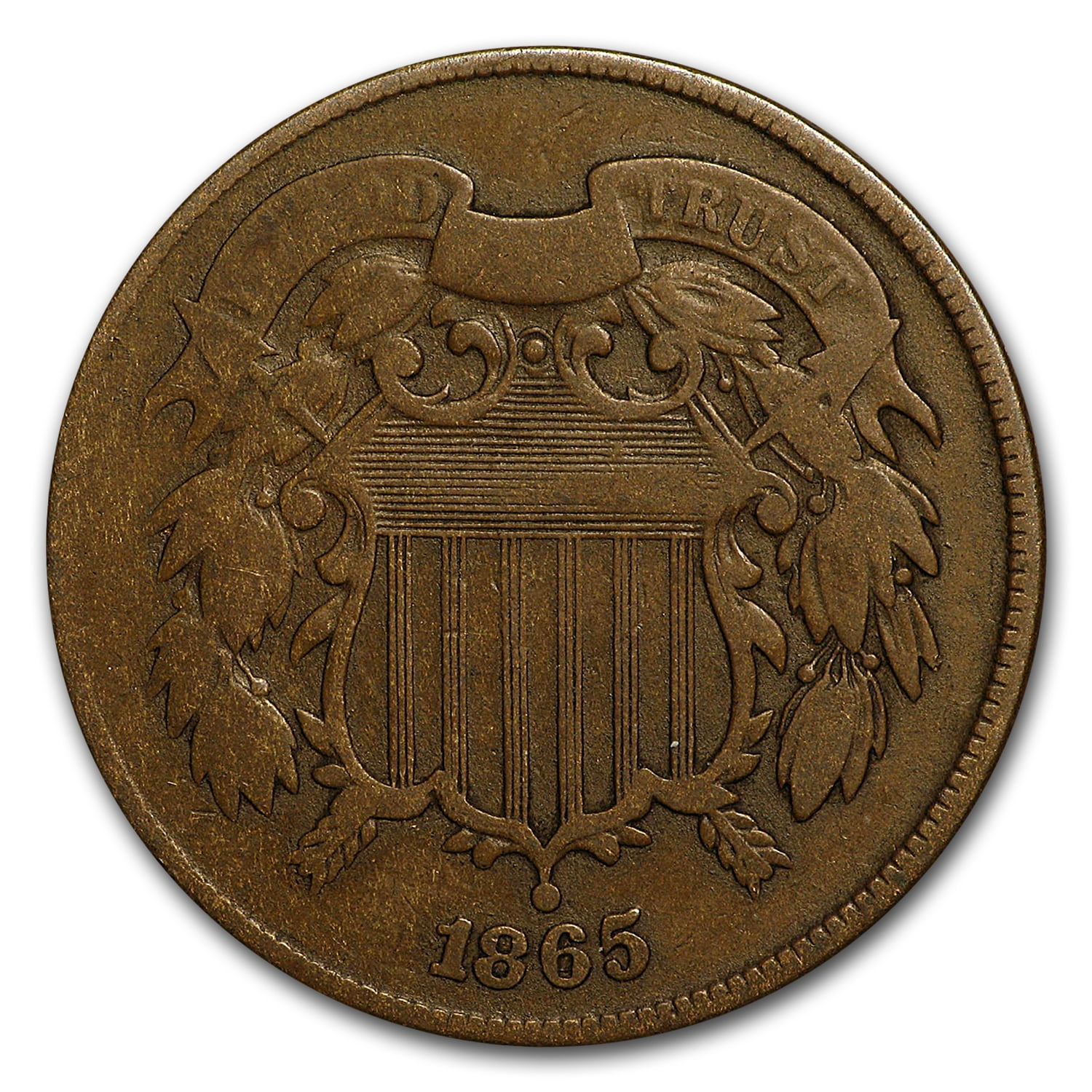 1865 Two Cent Piece VG - Walmart.com