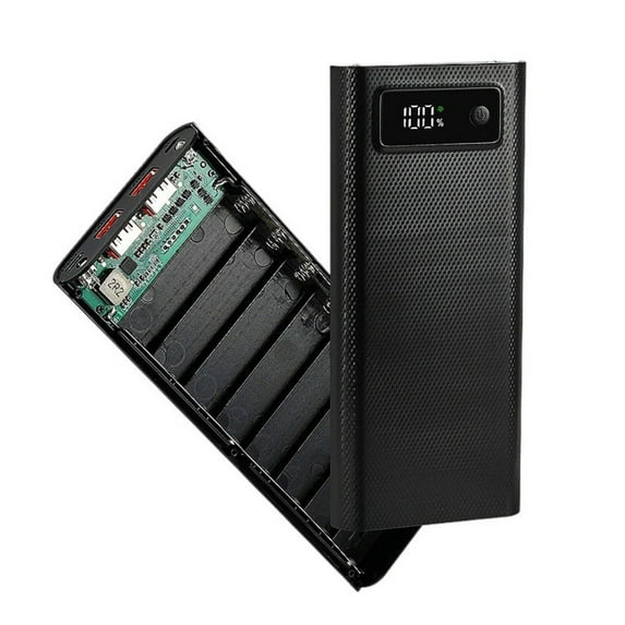 18650 Battery Pack Enclosure with Double USB port Quick Charging Power ...