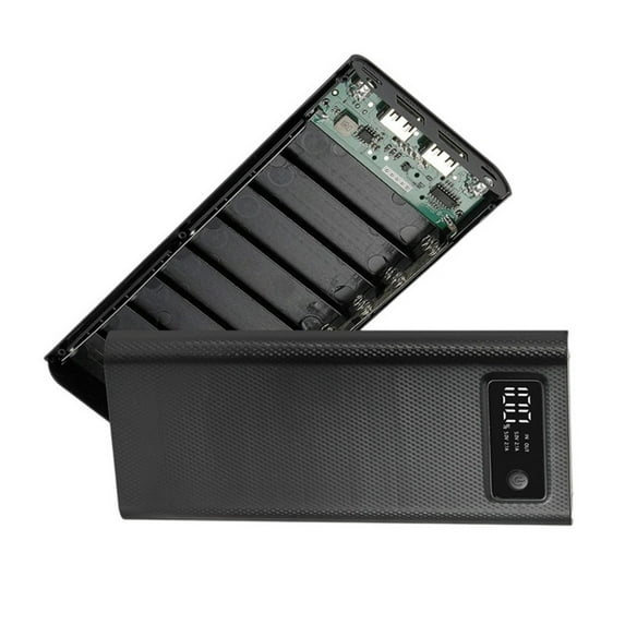 18650 Battery Pack Enclosure with Double USB port Quick Charging Power ...