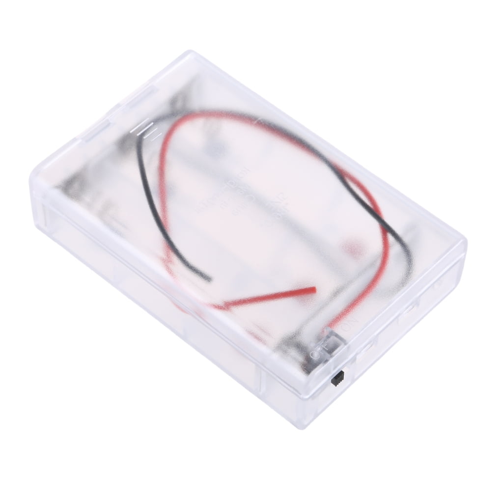 18650 Battery Storage Box 3 Cell Parallel Setsup Battery Organiser Case ...