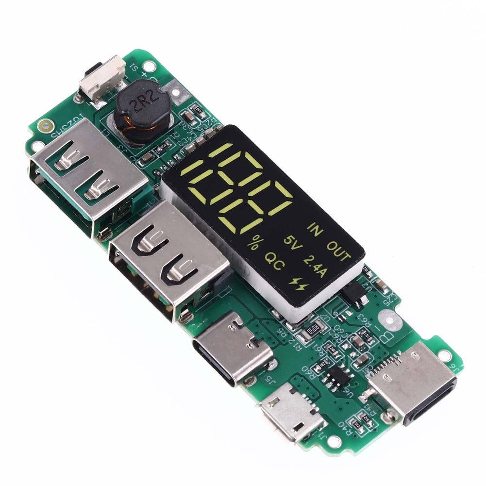 18650 Dual USB Lithium Battery Power Charger Module 2A (Three Charging ...