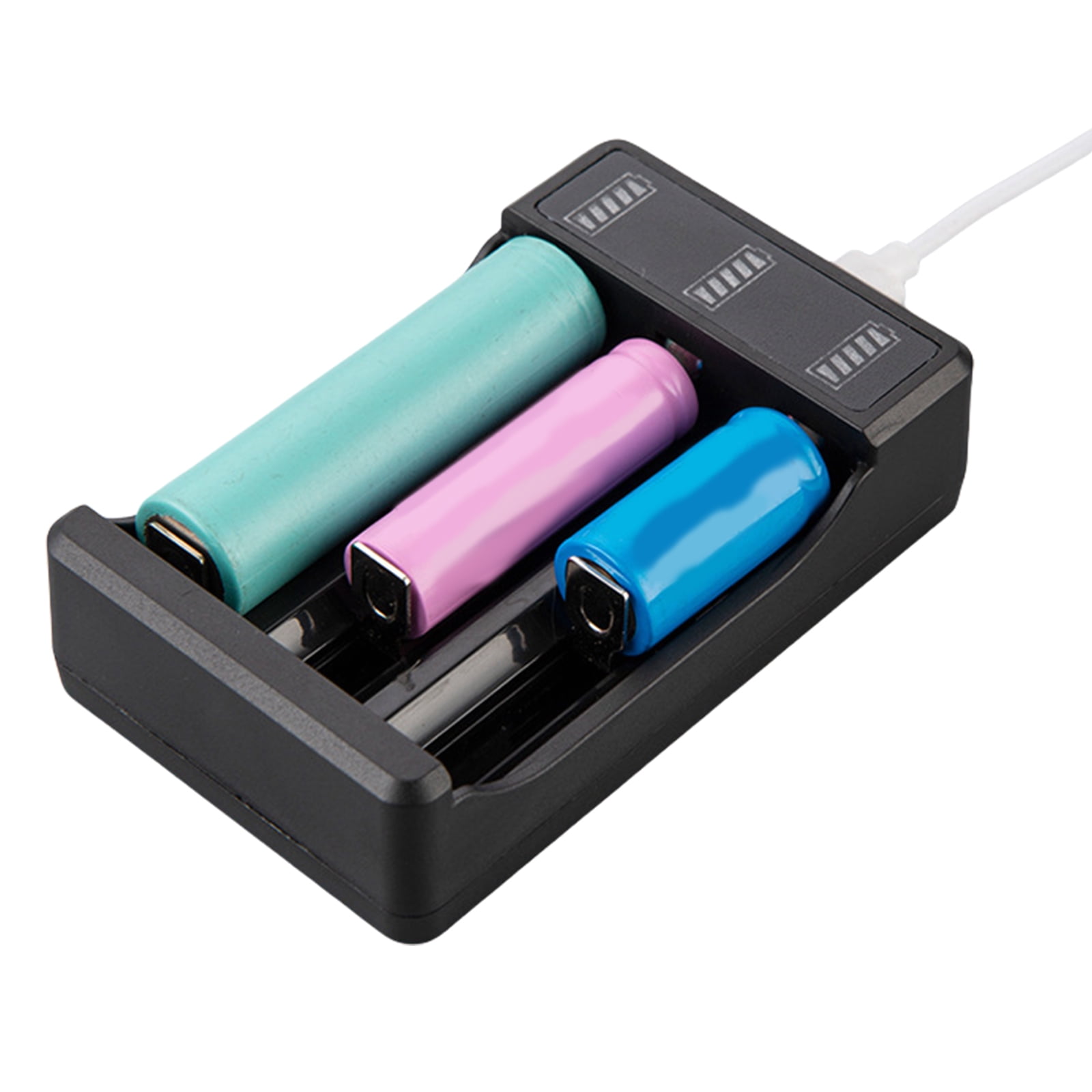 18650 Fast Charging Box 3 4 Bay With LED Indicators For 3.7V 4.2V ...