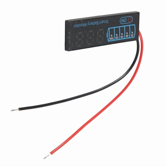 18650 Li-Ion Lipo Lithium Test 7-55V Acid Battery Level Indicator ...
