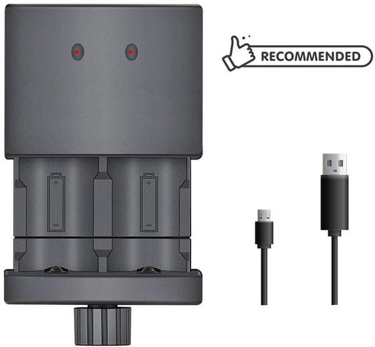 18650 Rechargeable Li-ion Battery AC Charger with LED Flashlight (US ...