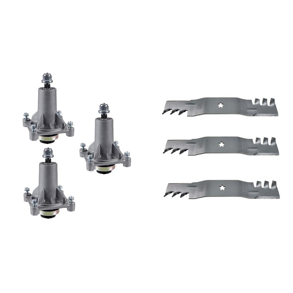 Spindles & Blade Kit for 54" Deck Fits AYP Replaces 187254 - Walmart.com
