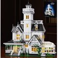 1877 Victorian House Building Blocks Set with LED Light, Architecture ...