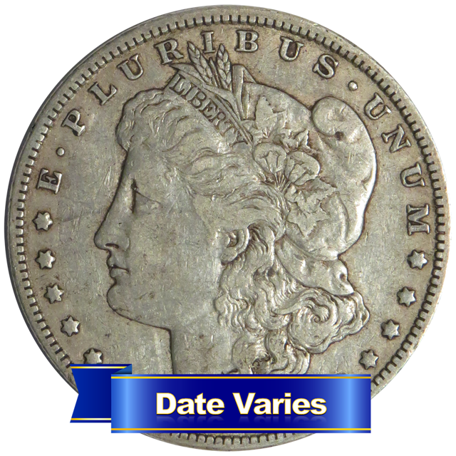 1878 - 1904 $1 Morgan Silver Dollar Extra Fine XF - Walmart.com