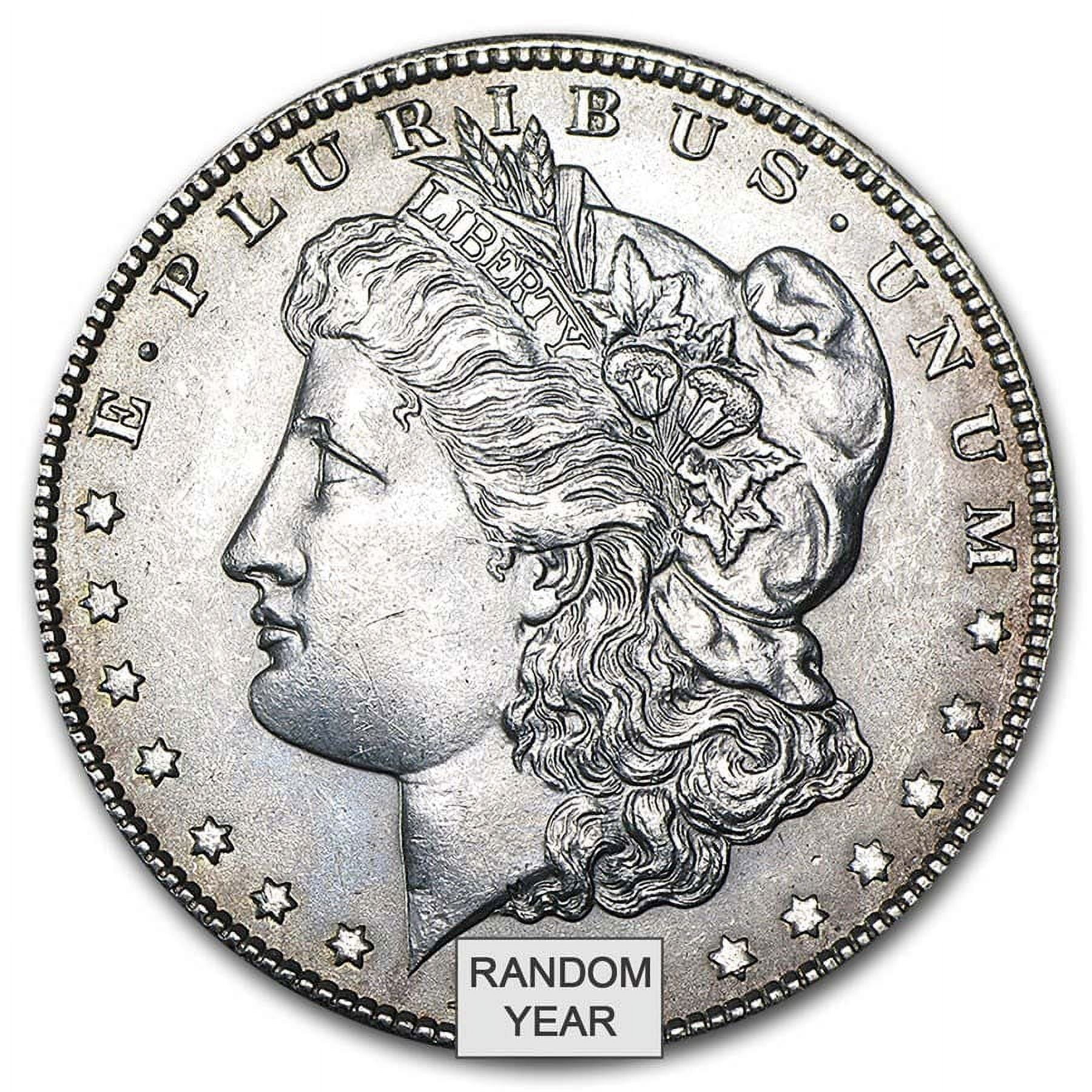 Morgan Silver Dollar AU 1878-1904, Random Year, US Mint, Ounce ...