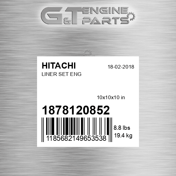 1878120852 LINER SET ENG fits HITACHI (New OEM) - Walmart.com