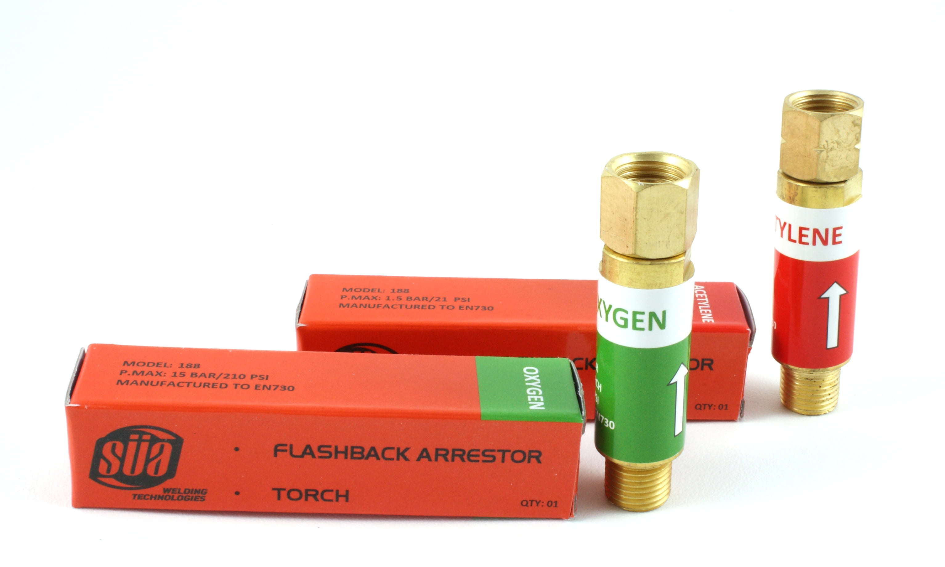 188 Flashback Arrestor - Torch - Oxygen/Acetylene (PAIR) - Walmart.com
