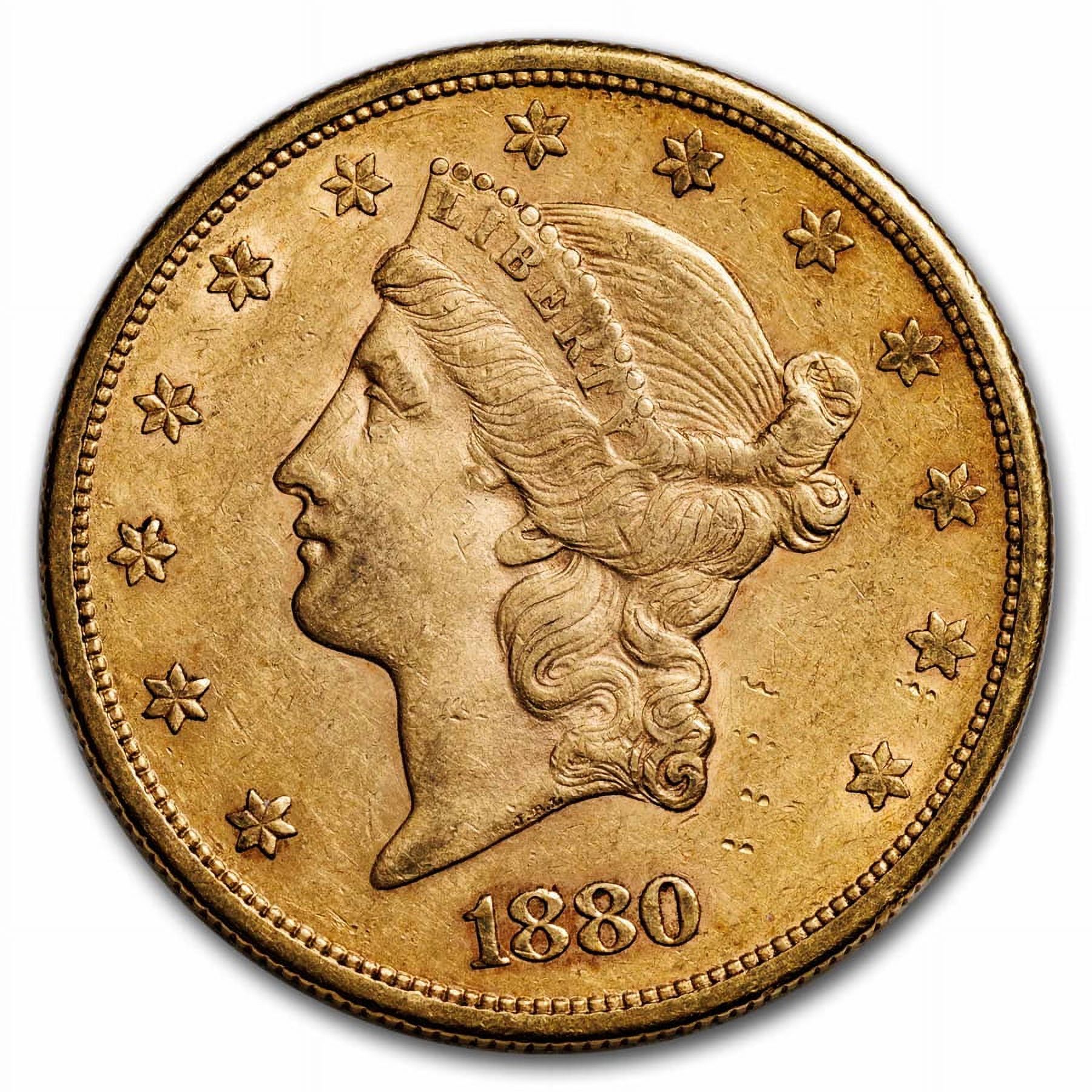 1880-S $20 Liberty Gold Double Eagle XF - Walmart.com