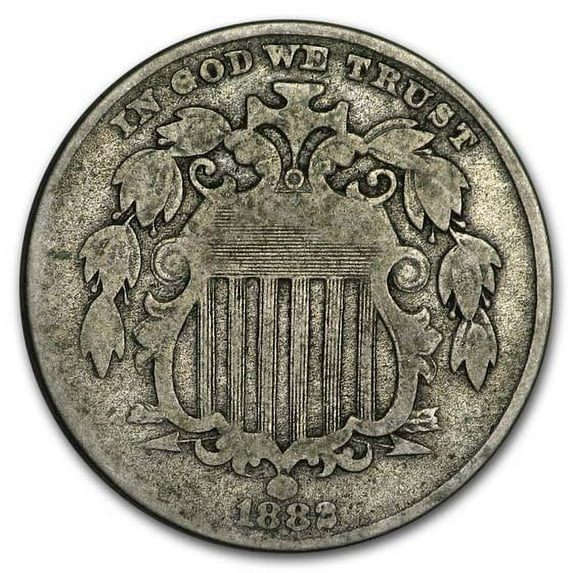 1882 Shield Nickel VG - Walmart.com
