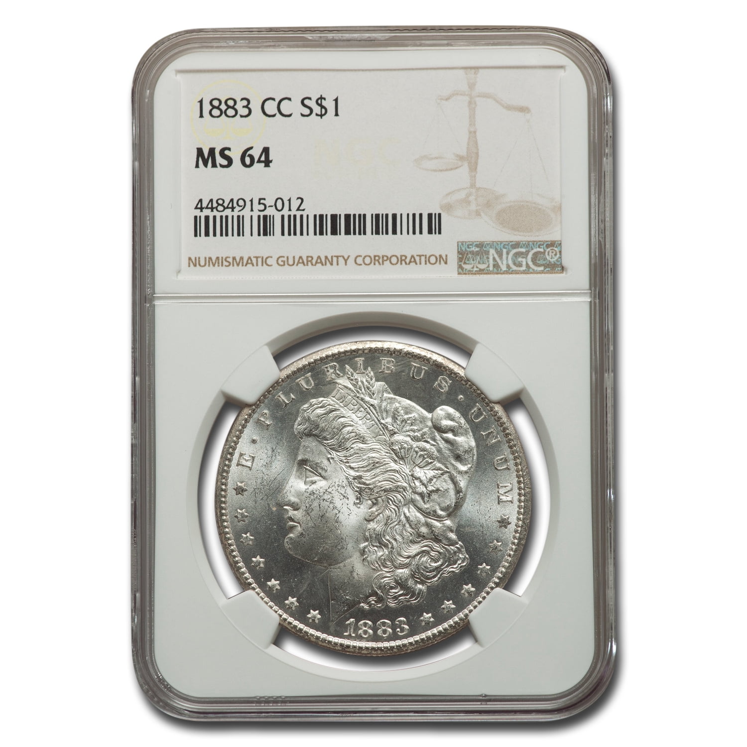 1883-CC Morgan Dollar MS-64 NGC - Walmart.com